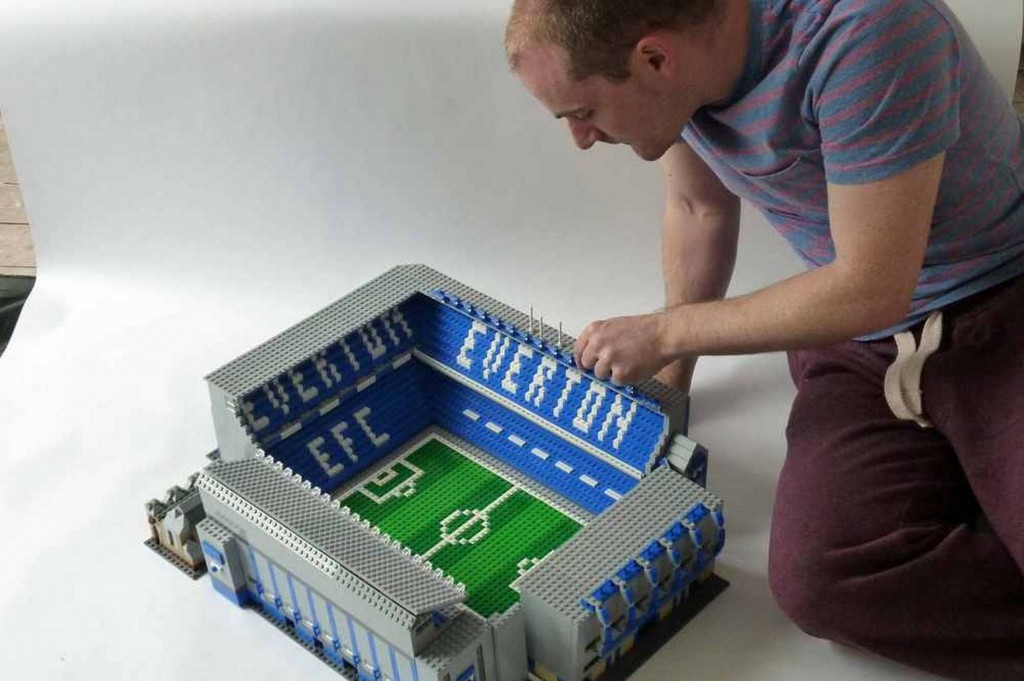 Anfield and Goodison Park built from LEGO | BoxMash